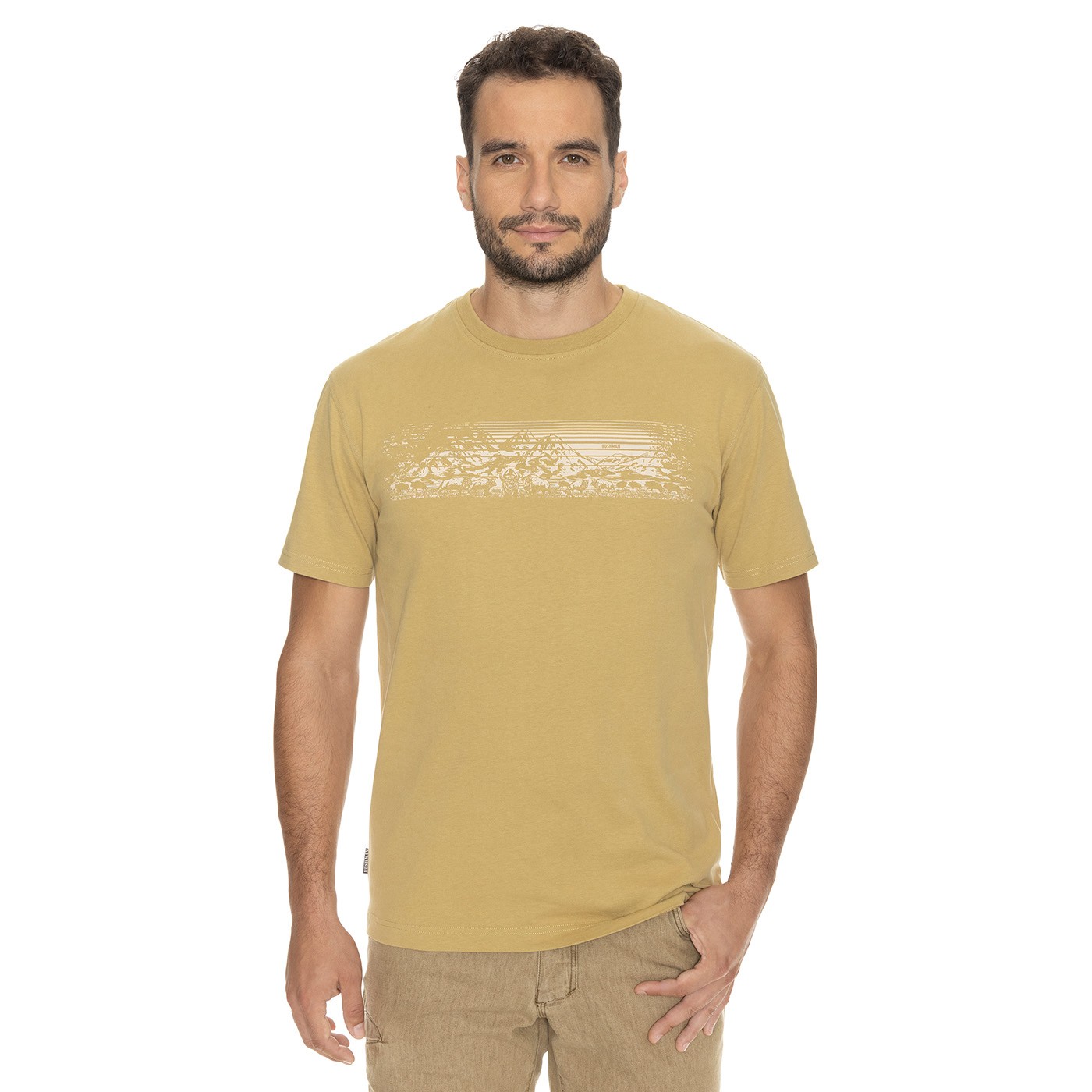 t-shirt Calvert yellow - en.bushman.eu